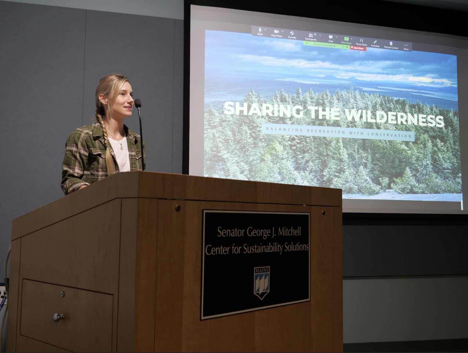 Aislinn Sarnacki, former Maine Campus reporter, delivers lecture at ...