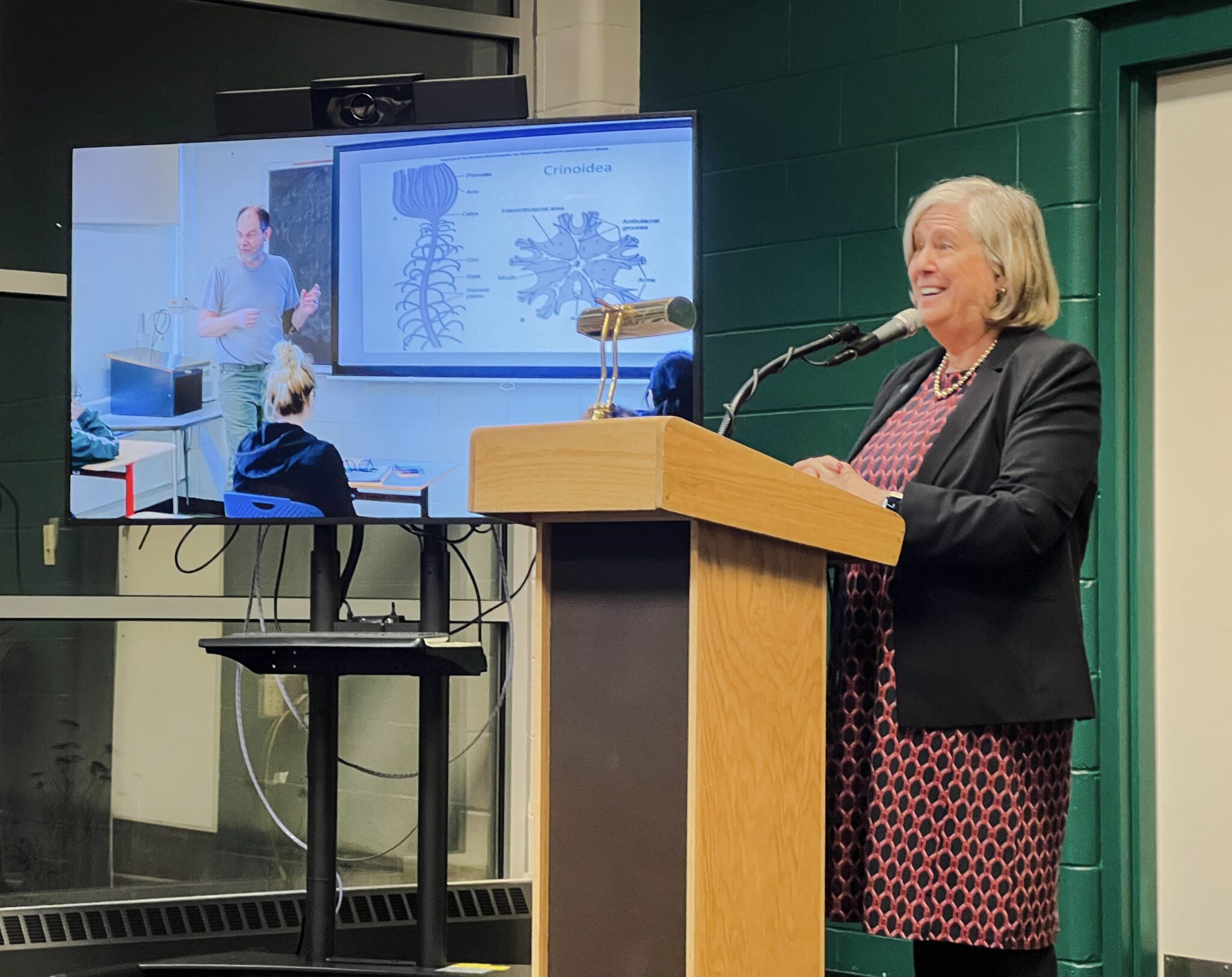 President Joan Ferrini-Mundy and Dean Megan Walsh: Connecting with ...